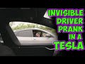 Invisible Driver Prank In A Tesla! | Quatro Rodas