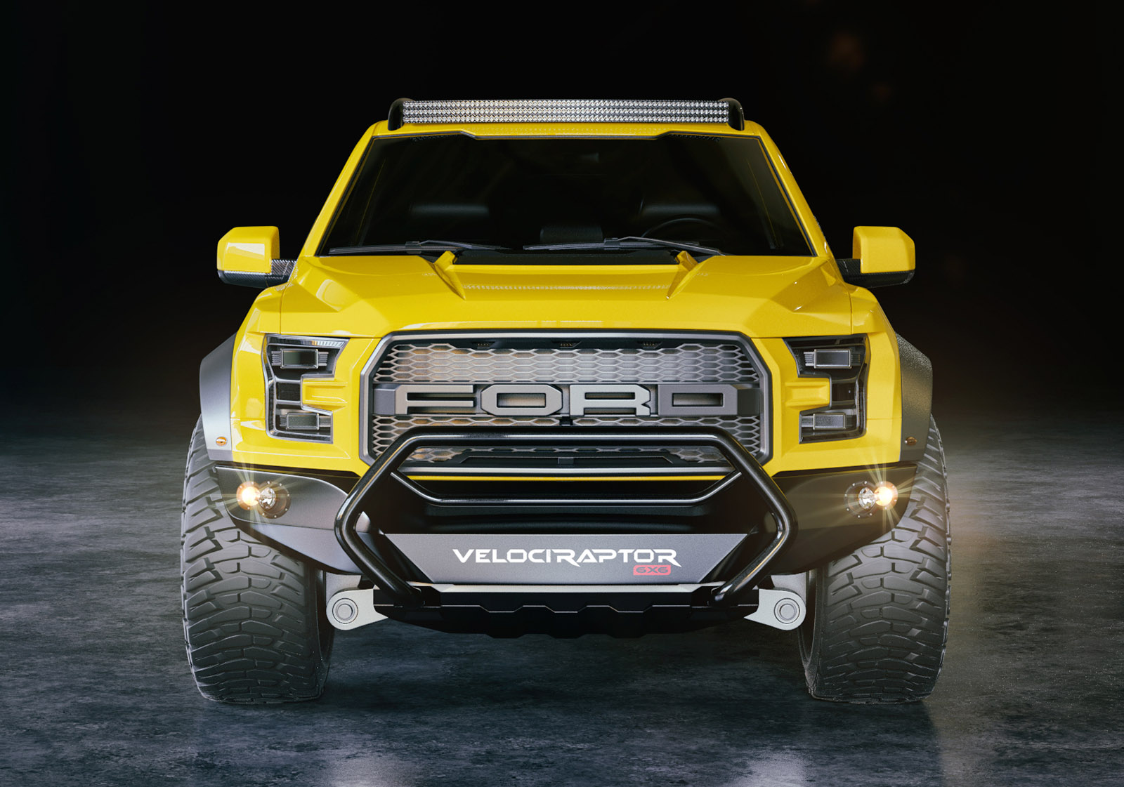 VelociRaptor 6×6 é um incrível Ford F-150 Raptor com seis rodas ...