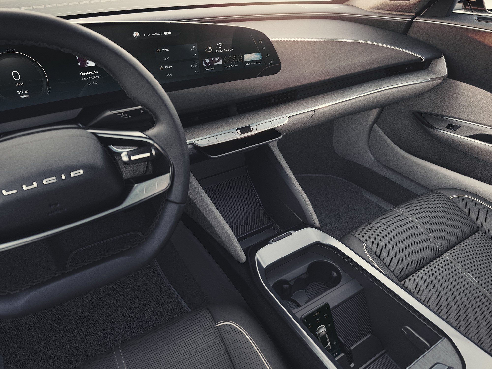 Lucid Air Sedã Elétrico De 1 126 Cv E Painel 5k Estreia Ideia De Pós