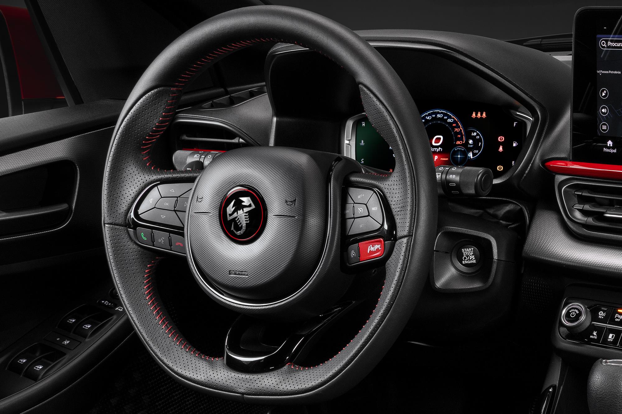 Por dentro, Fiat Pulse Abarth tem itens do Fastback e até do Jeep ...